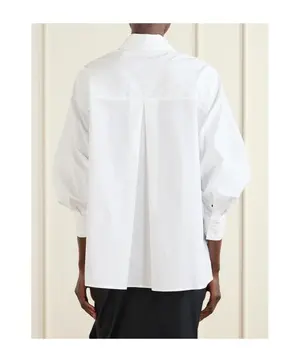 Carolina Herrera Cotton-blend Poplin Shirt