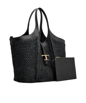TOD'S Timeless Woven Tote Bag