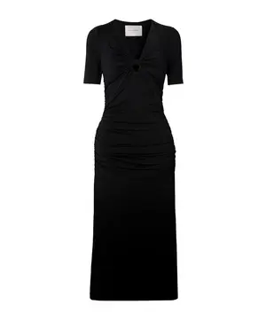 Carolina Herrera Pleated Dress