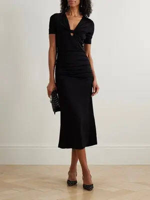 Carolina Herrera Pleated Dress