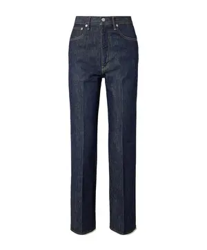 Auralee High-rise Straight-leg Jeans