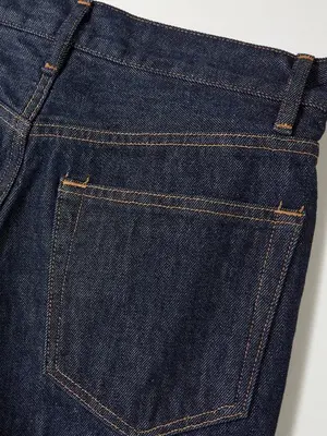 Auralee High-rise Straight-leg Jeans