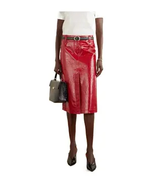 Tory Burch Leather Skirt