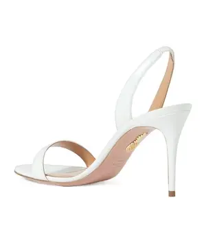 AQUAZZURA Leather Slingback Sandals
