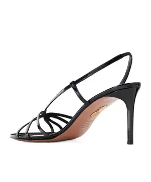 AQUAZZURA Patent-leather Slingback Sandals