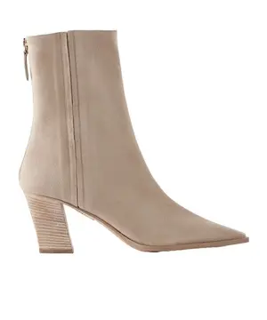 AQUAZZURA Francoise 70 Suede Boots