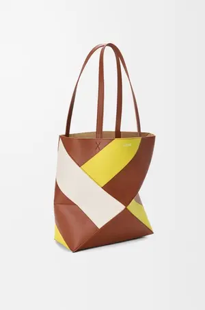 Loewe Medium Puzzle Fold Tote In Classic Calfskin