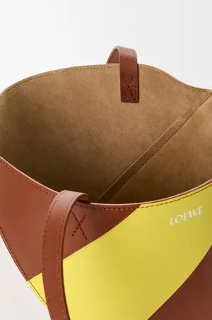 Loewe Medium Puzzle Fold Tote In Classic Calfskin