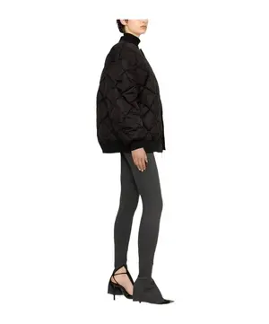 Wardrobe.NYC Quilted Shell Bomber Jacket