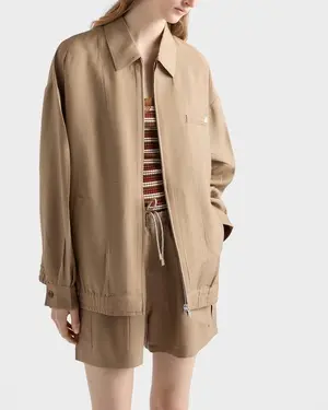 Prada Mohair Wool Blouson Jacket