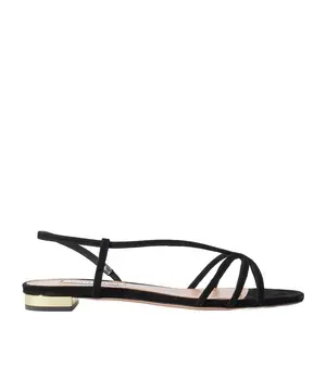 AQUAZZURA Suede Slingback Sandals