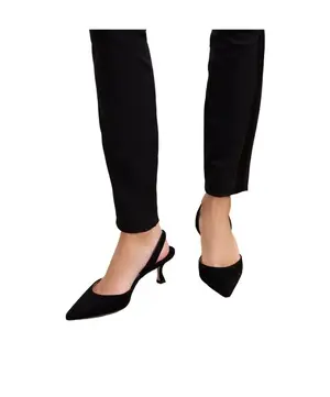 Manolo Blahnik Carolyne 50 Suede Slingback Pumps