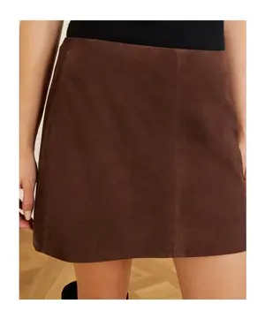 ARMA Suede Mini Skirt