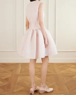 Cecilie Bahnsen Patchwork Midi Dress