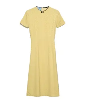Prada Polka-dot Satin Dress