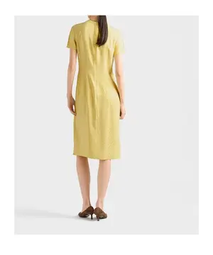 Prada Polka-dot Satin Dress