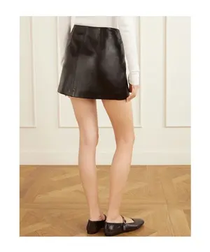 ARMA Melody Leather Mini Skirt