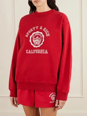 SPORTY  RICH California Print Sweatshirt