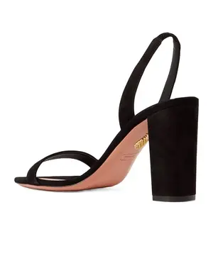 AQUAZZURA Suede Slingback Sandals