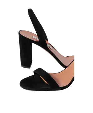 AQUAZZURA Suede Slingback Sandals