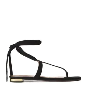 AQUAZZURA June Suede Sandals