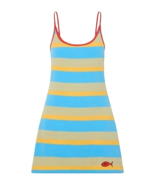 Staud Vespa Striped Dress