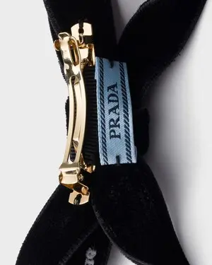 Prada Velvet Hair Clip
