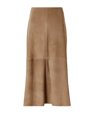 ARMA Melita Suede Midi Skirt