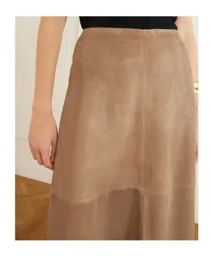 ARMA Melita Suede Midi Skirt