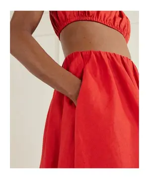Staud Milano Midi Skirt