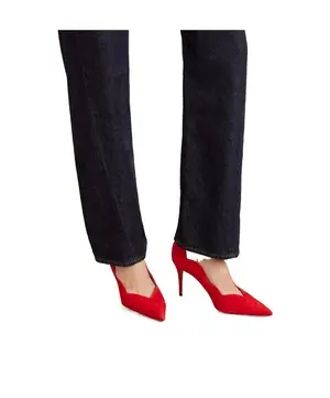 AQUAZZURA Solid Color Suede Pumps