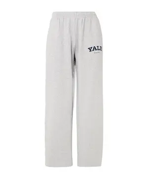 SPORTY  RICH Sporty & Rich Yale Printed Sweatpants - Grey