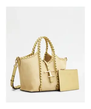 TOD'S T Timeless Mini Suede Leather Shoulder Bag