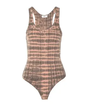 AGOLDE Tie-dye Ribbed Bodysuit