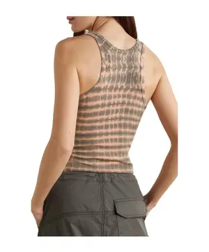 AGOLDE Tie-dye Ribbed Bodysuit