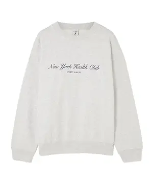 SPORTY  RICH Sporty & Rich Crewneck Sweatshirt With Lettering