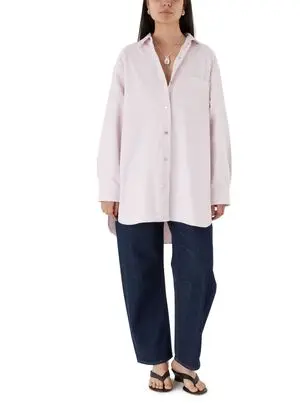 AGOLDE X Maria Mcmanus Trapeze-cut Denim Shirt