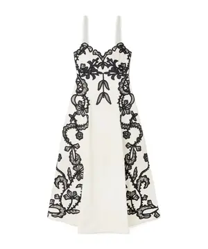 Ulla Johnson Miray Cami Embroidered Midi Dress