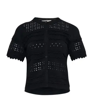 Ulla Johnson Abriana Eyelet Knit Cardigan