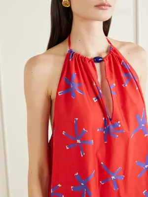 Staud Dani Printed Mini Dress