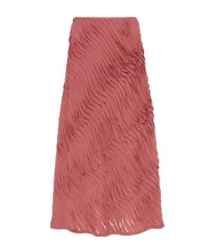 Ulla Johnson Patchwork Midi Skirt