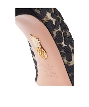AQUAZZURA Leopard-print Leather Pumps