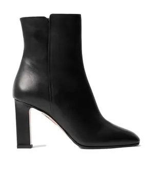 AQUAZZURA Aquazzura Sellier 85 Leather Ankle Boots