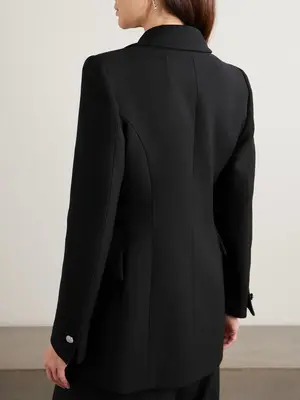 Alessandra Rich Double-breasted Wool Blazer