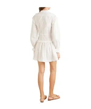 Ulla Johnson Beatrix Ruffled Cotton Mini Dress - No