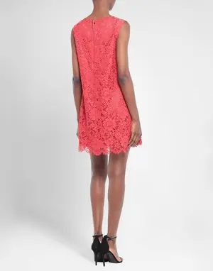 Dolce & Gabbana Lace V-neck Sleeveless Dress