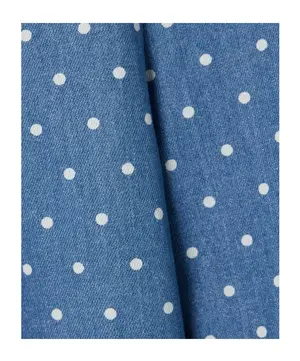 Carolina Herrera Marisol Polka-dot Pleated Wide-leg Jeans