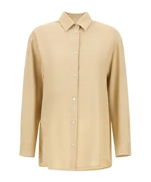 Herno Tie-neck Shirt - Nude