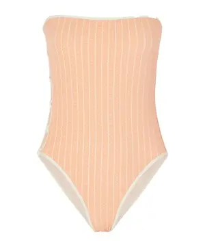 ERES Golden Cut-out Jacquard Swimsuit - Nude