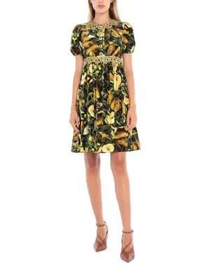 Dolce & Gabbana Velvet Ruched Dress
